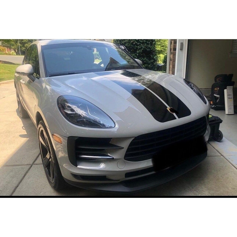 Dual Rally First Custom Hood Decal for Porsche Macan 2015-2023 Turbo ...