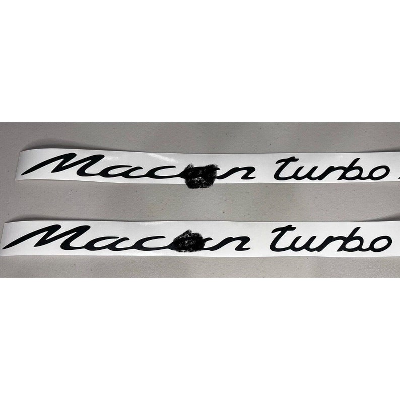 Custom Macan Turbo Side Door Decals Set for Porsche Macan 2015-2024 - Etsy