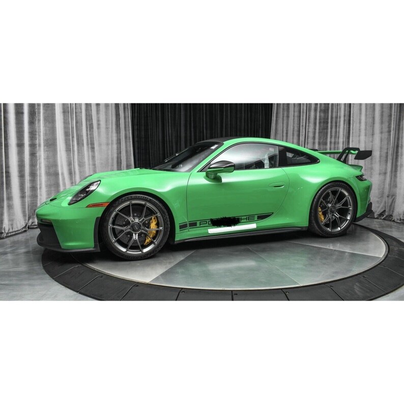 Triple Stripe Custom Side Decals Set for Porsche 2020-2023 911 Carrera ...