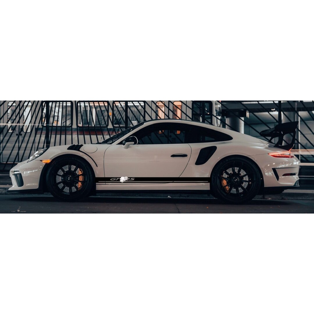Custom GT3 RS Triple Stripe Side Decals Set for Porsche 911 2012-2019 ...