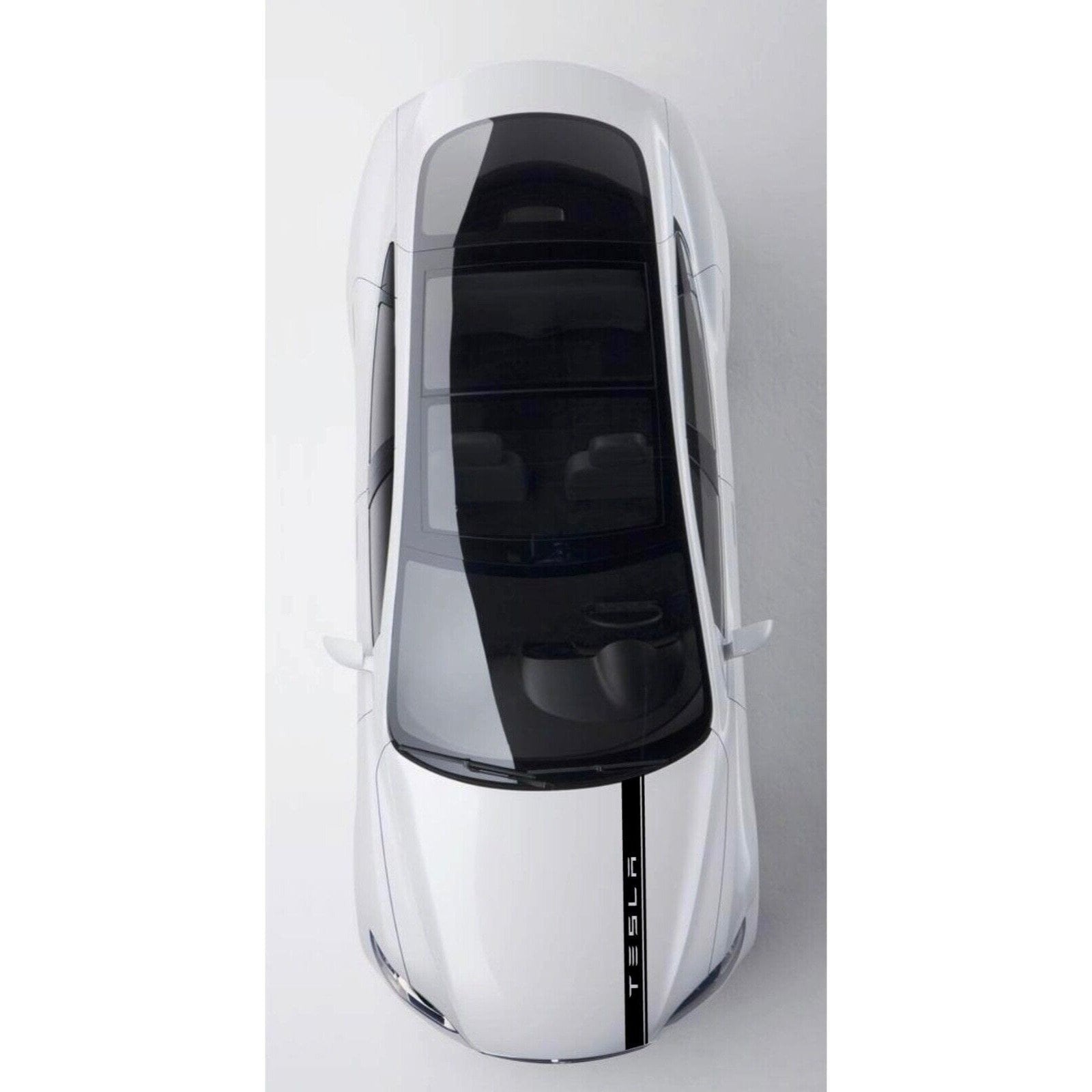 Tesla Model X 2016-2024 Custom TESLA Hood Stripe Decal Electric SUV - Etsy