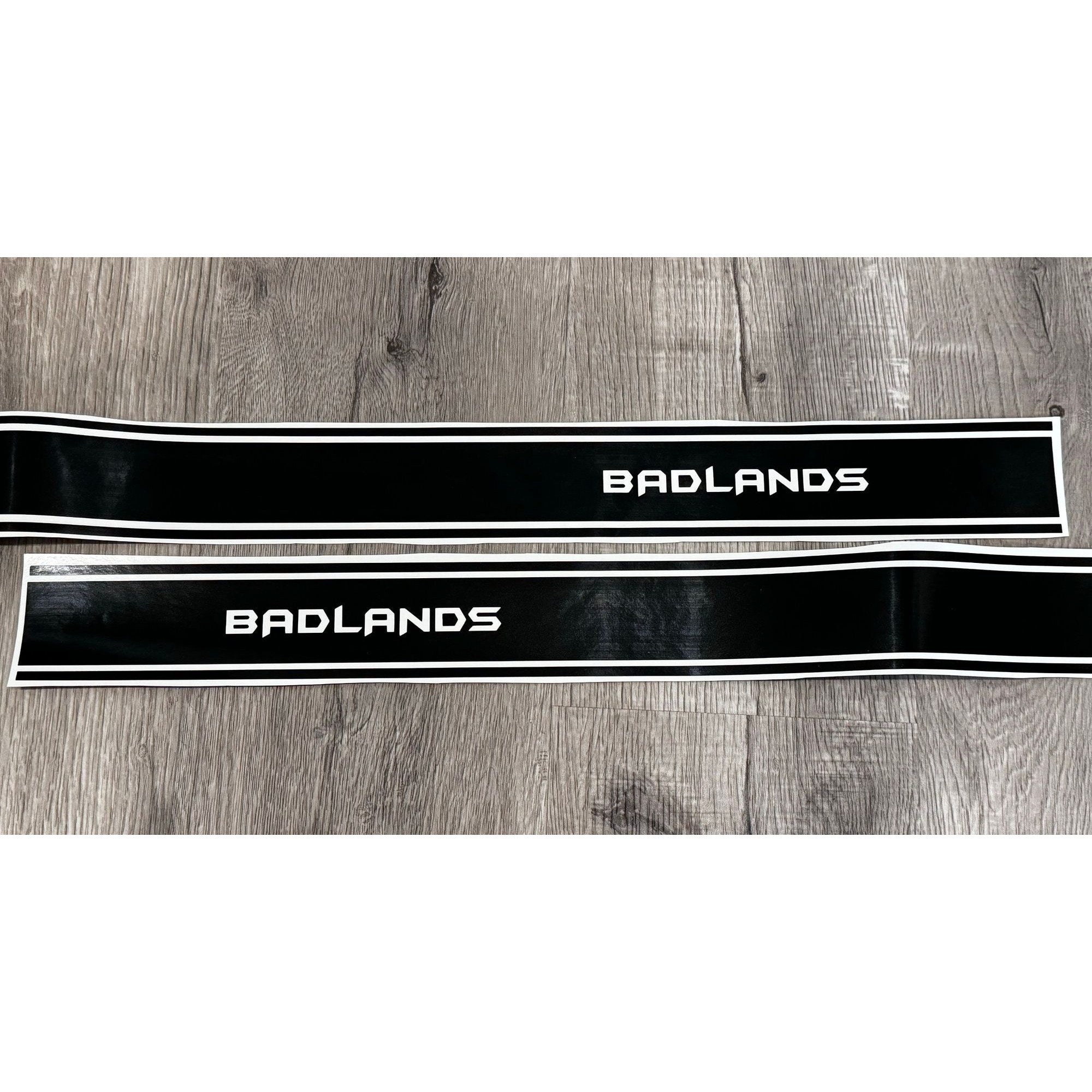 Ford Bronco 2021-2024 BADLANDS LOGO Vinyl Side Decals 4DR off Road ...