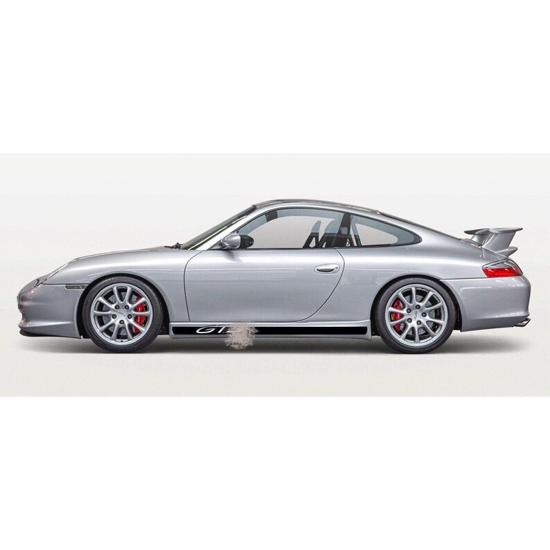 Custom GT3 Side Skirt Decals Set Design for Porsche 911 1996-2004 GT3 ...