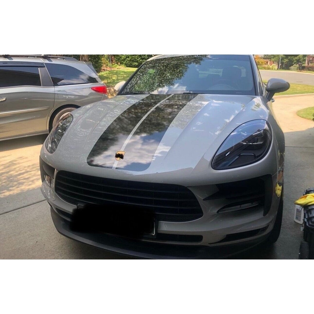 Dual Rally First Custom Hood Decal for Porsche Macan 2015-2023 Turbo ...