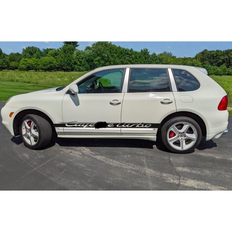 Custom Side Decals Set for Porsche Cayenne 2003-2011 Turbo GTS 9Y0 958 ...