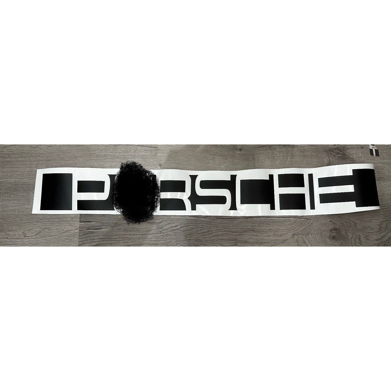 Custom Negative Rear Spoiler Wing Decal for Porsche 911 2005-2011 997 ...