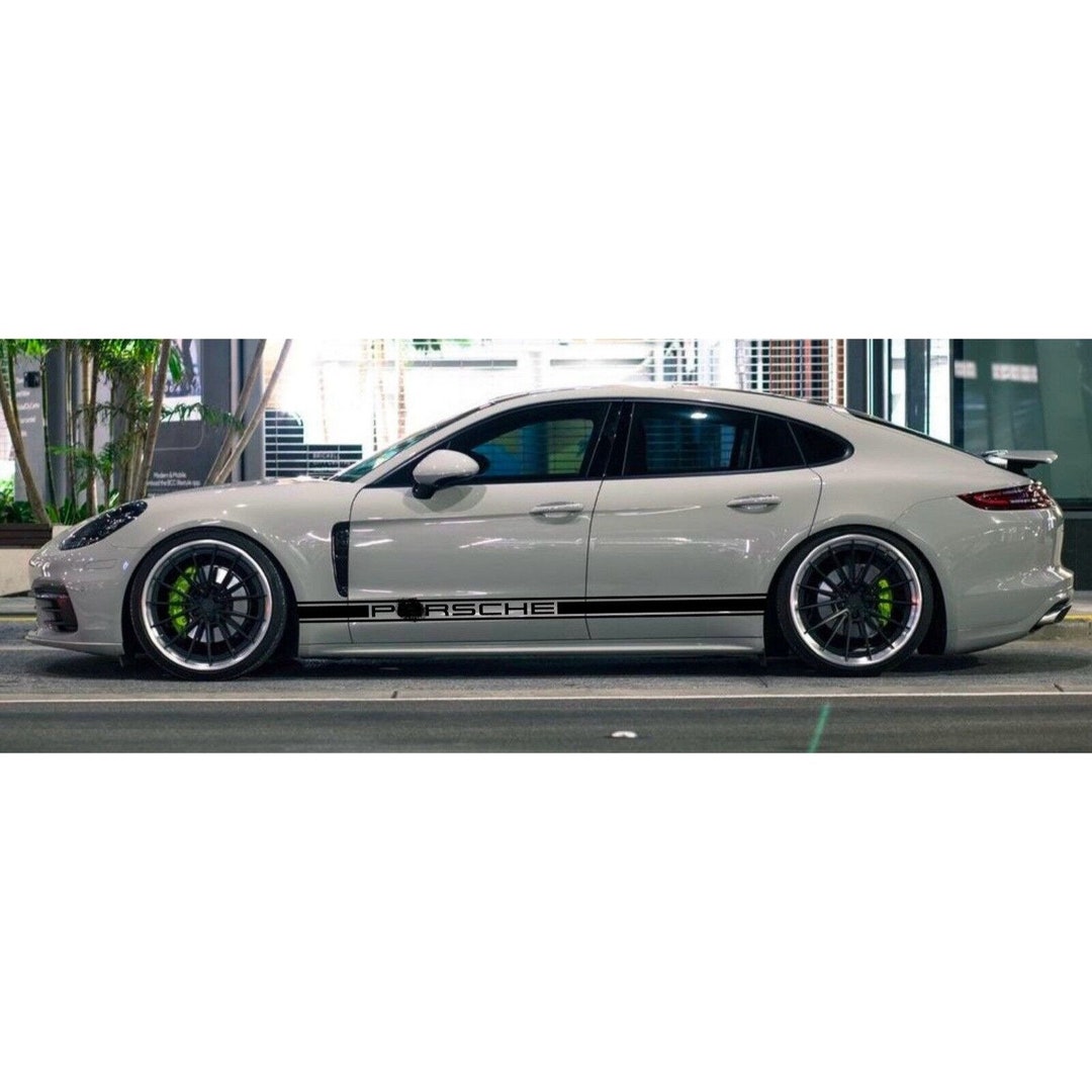 Custom Triple Stripe Side Decals Set for Porsche 2009-2023 Panamera S ...