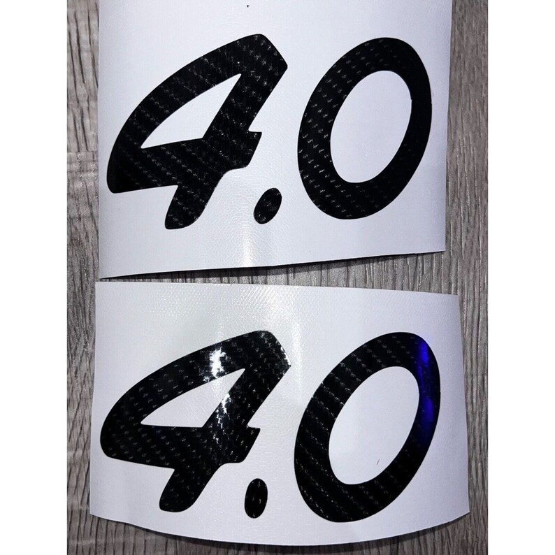 CARBON FIBER Custom 4.0 Wing/spoiler Decal for Porsche Cayman 2015-2024 ...