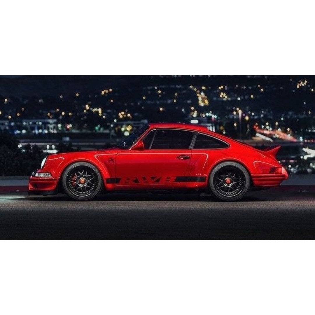 RWB Custom Side Decal Set for Porsche 911 1964-1997 Targa Turbo 964 993 ...