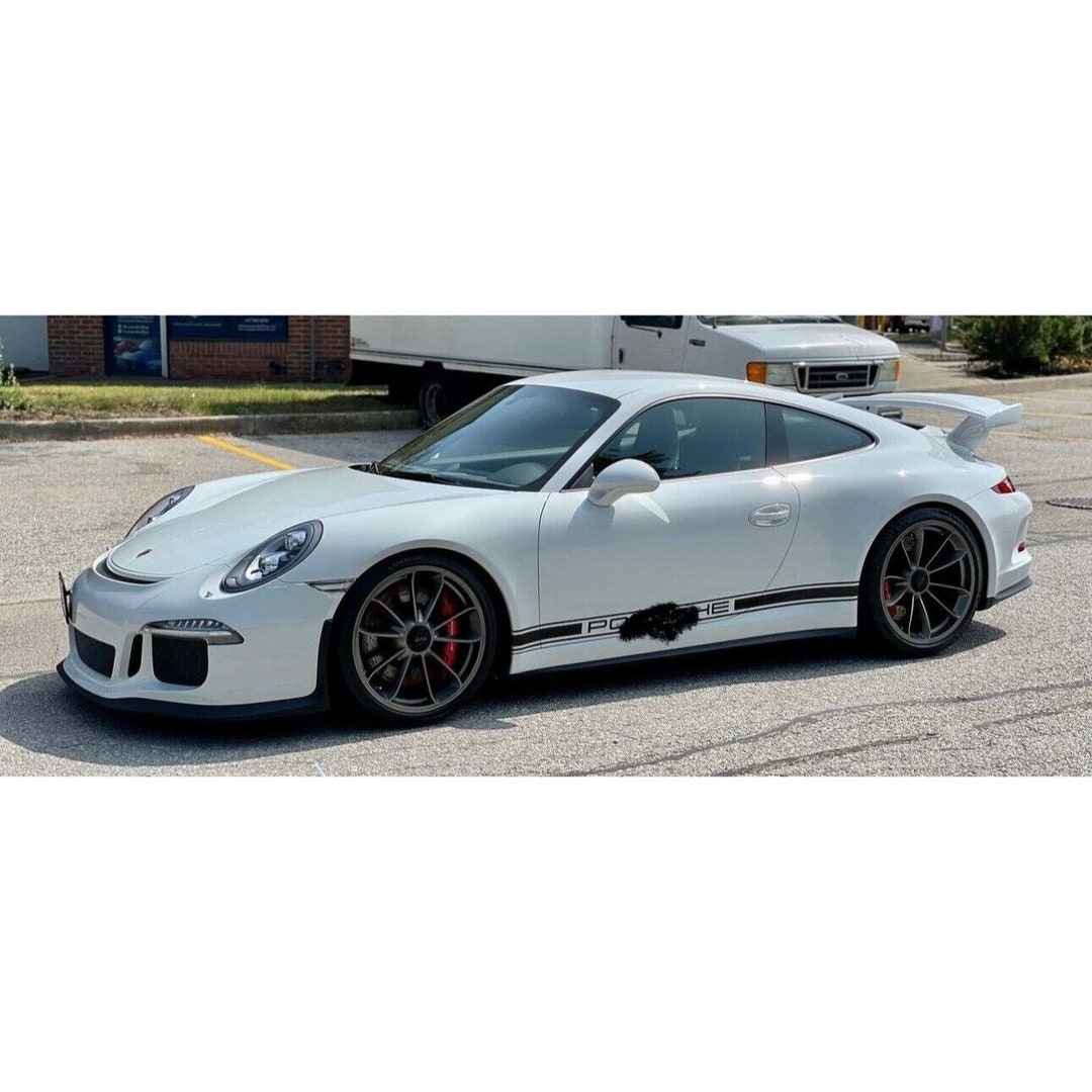 Triple Stripe Custom Side Decal Set for Porsche 911 Carrera 2012-2019 ...