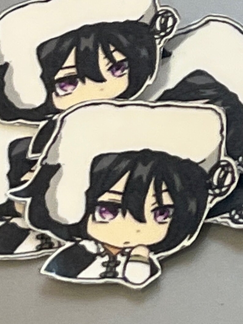 Bsd Fyodor Laminated Sticker - Etsy