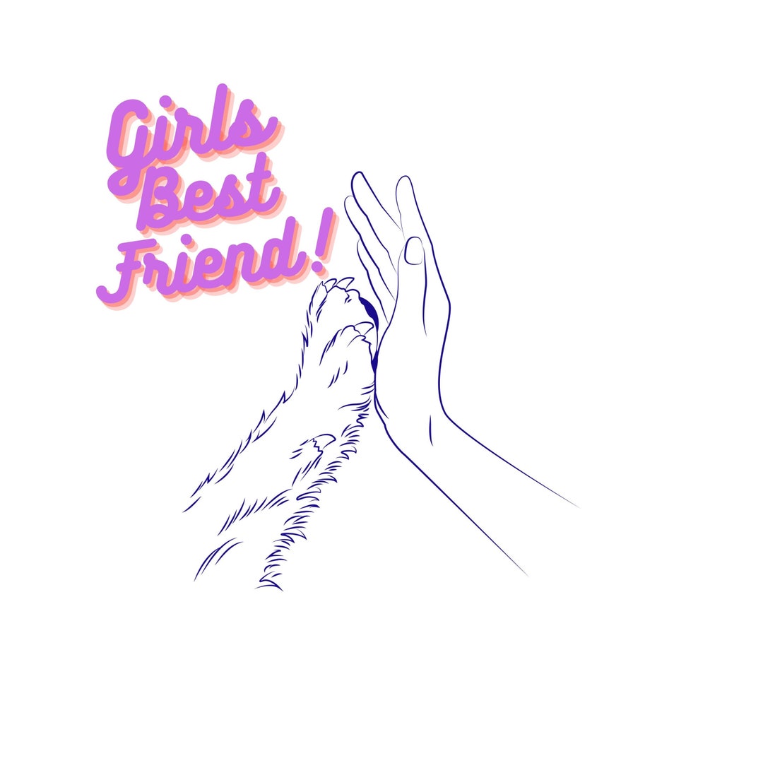 Dog Paw & Hand SVG: Animal Lover Design (digital File) - Etsy