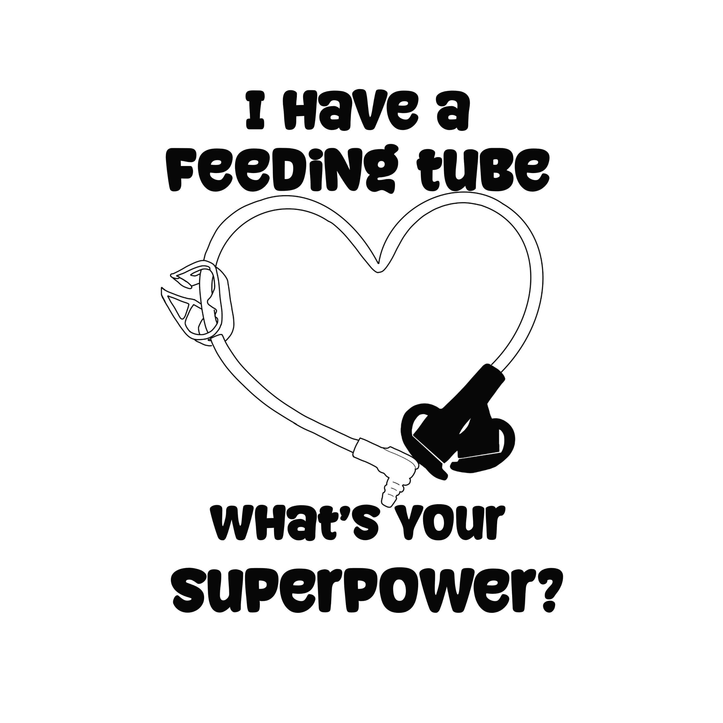 Feeding Tube Awareness SVG PNG JPG: Superpower Design (digital Download ...