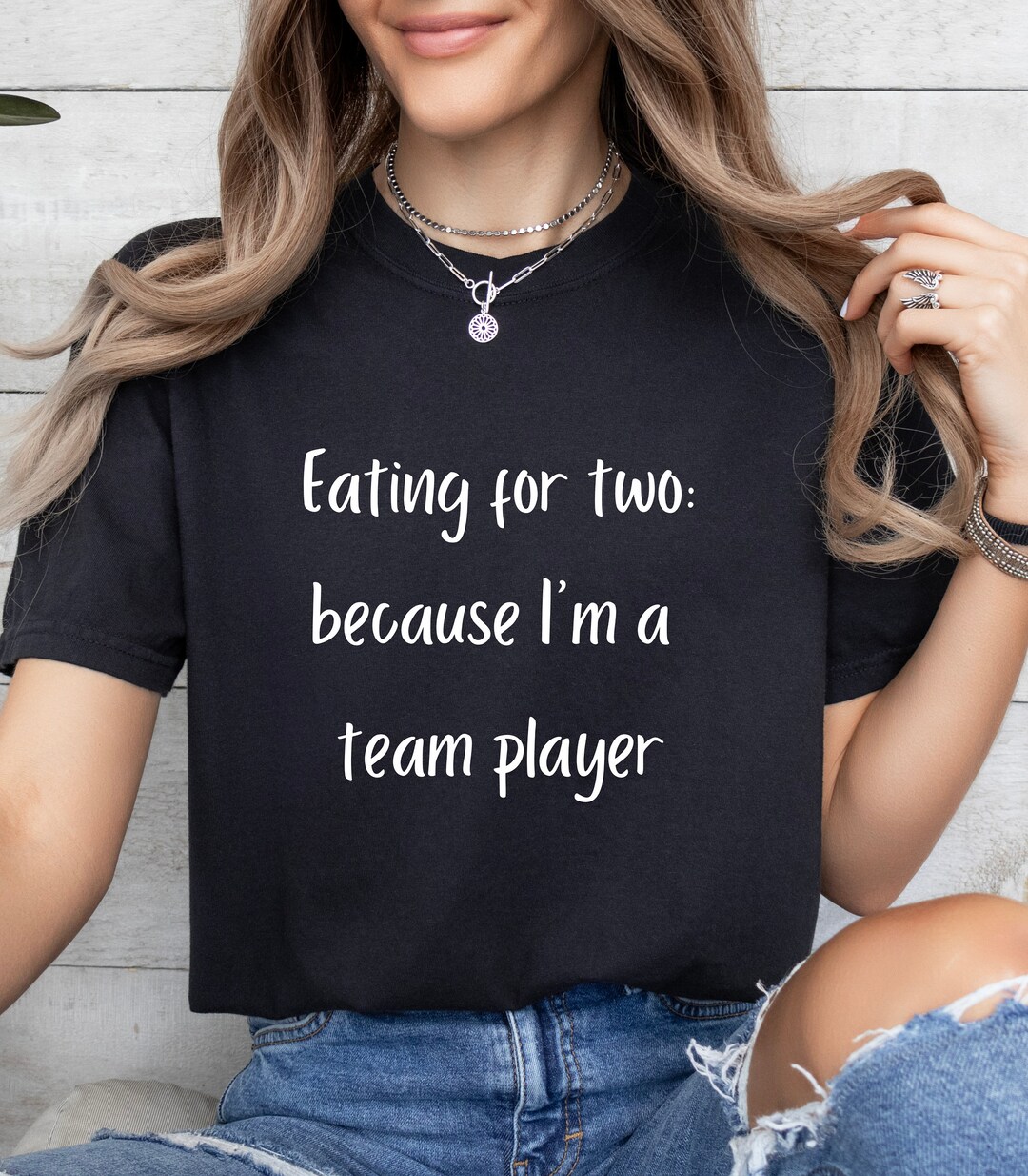 Eating for Two Shirt, USA Cotton Pregnancy Announcement Gift - Etsy
