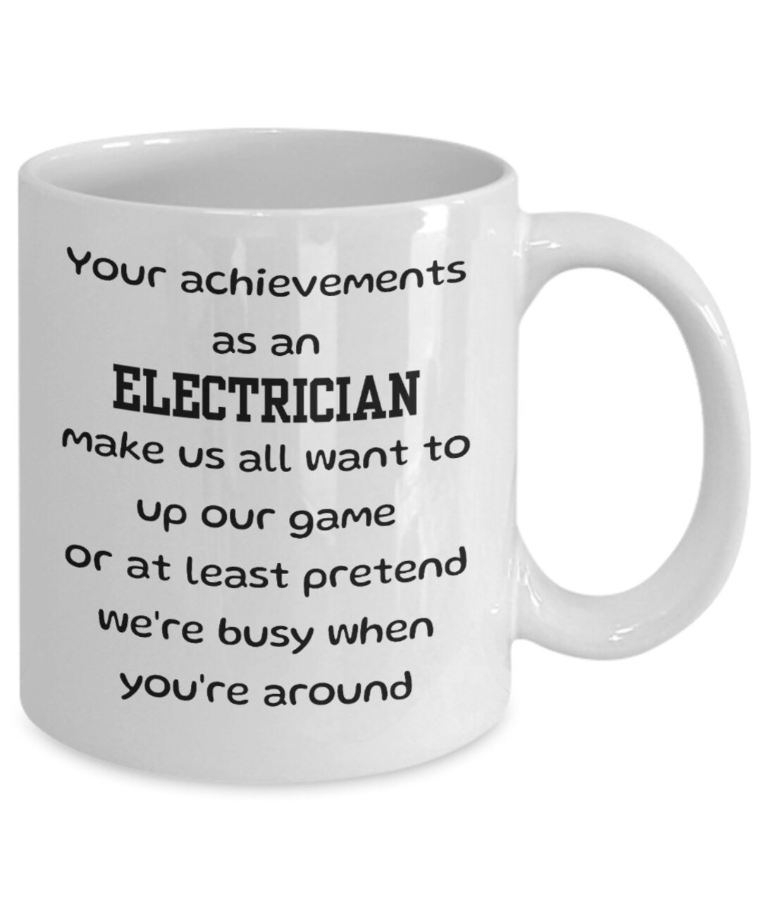 Electrician Coffee Mug, Funny Gift for Him or Her - Etsy
