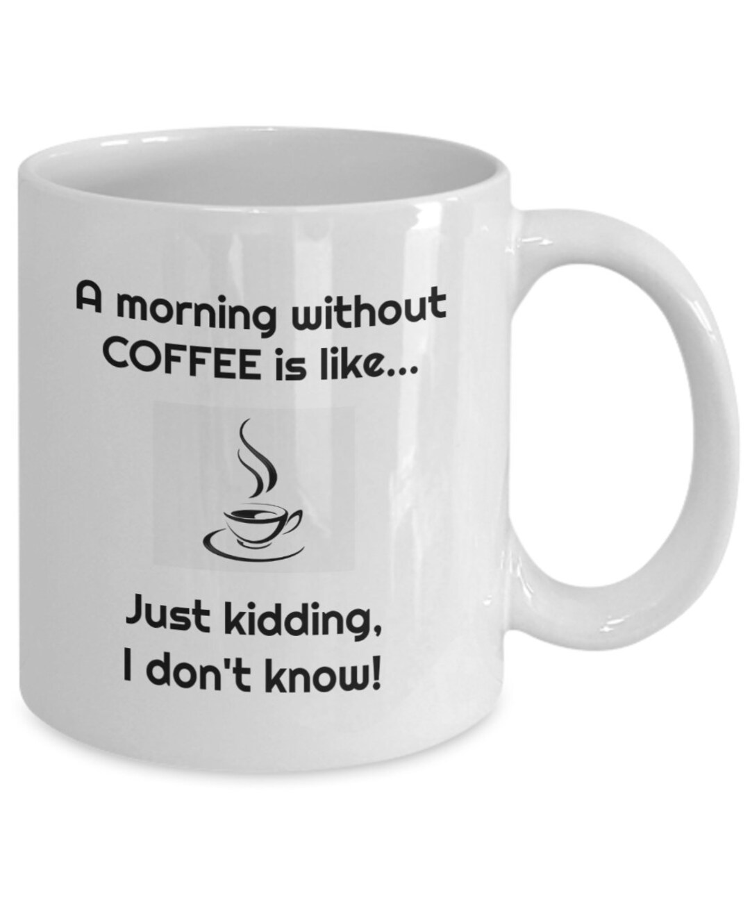 Funny Coffee Mug, Morning Without Coffee Gift - Etsy
