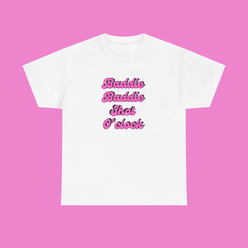 Baddie Baddie Shot O'clock T-shirt Zeus Network Baddies Unisex Heavy ...