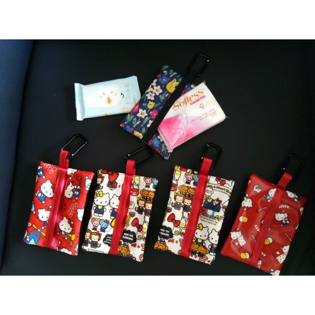 Handmade Pocket Size Dry Tissue and Wetwipe Pouch 2in1 - Etsy