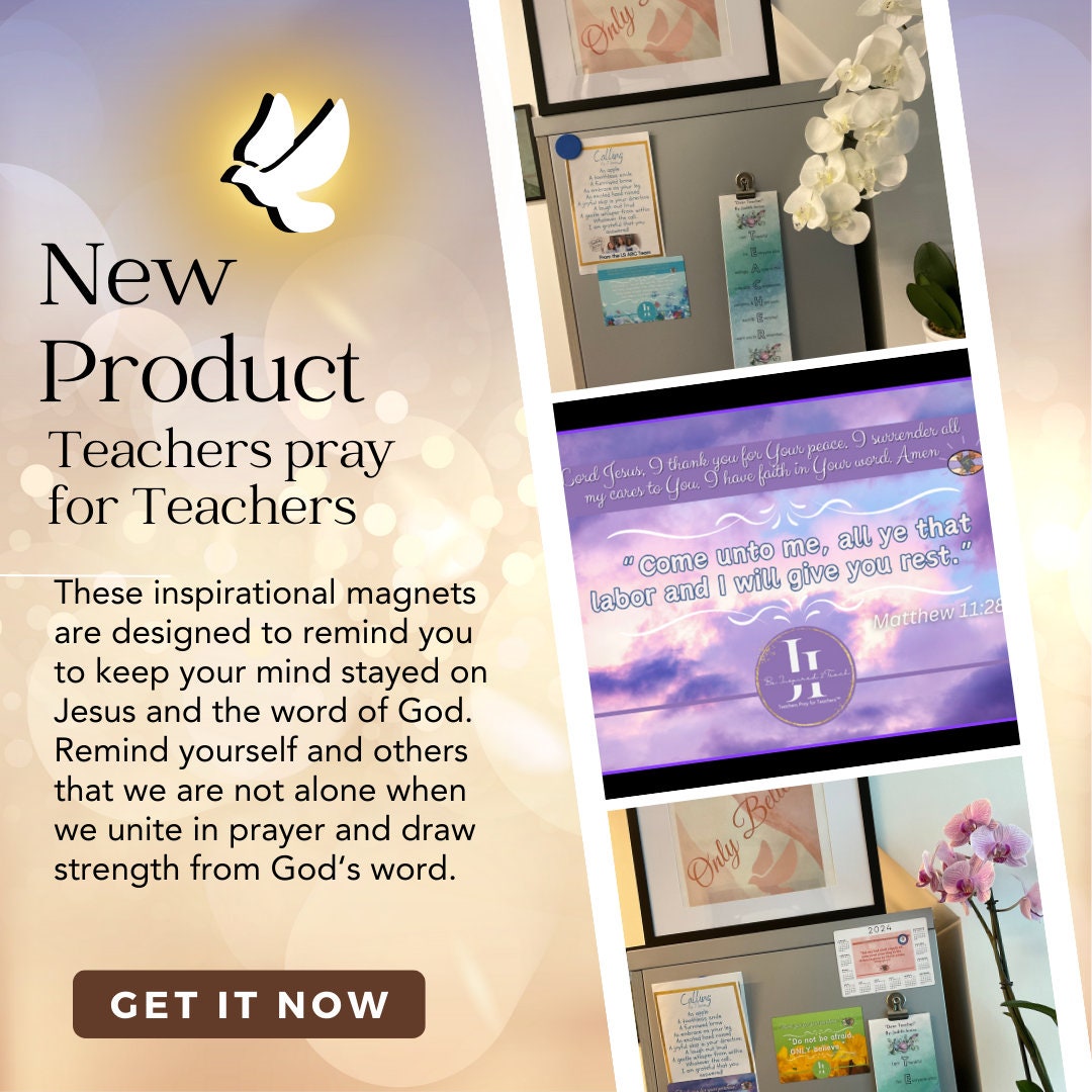 Teachers Pray for Teachers (prayer Magnets) - Etsy