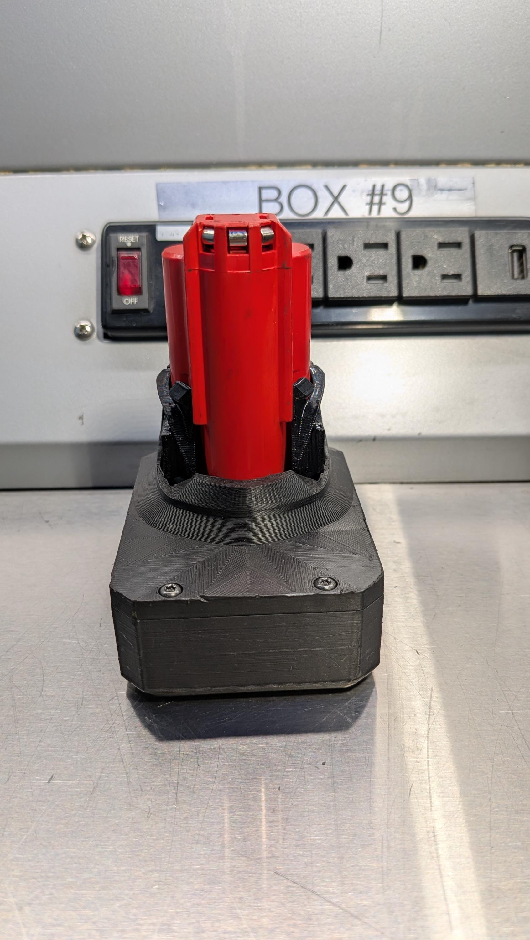 Milwaukee M12 Battery Case: 3D Printed Replacement, XC Redlithium ...