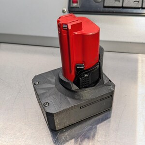Milwaukee M12 Battery Case: 3D Printed Replacement, XC Redlithium ...