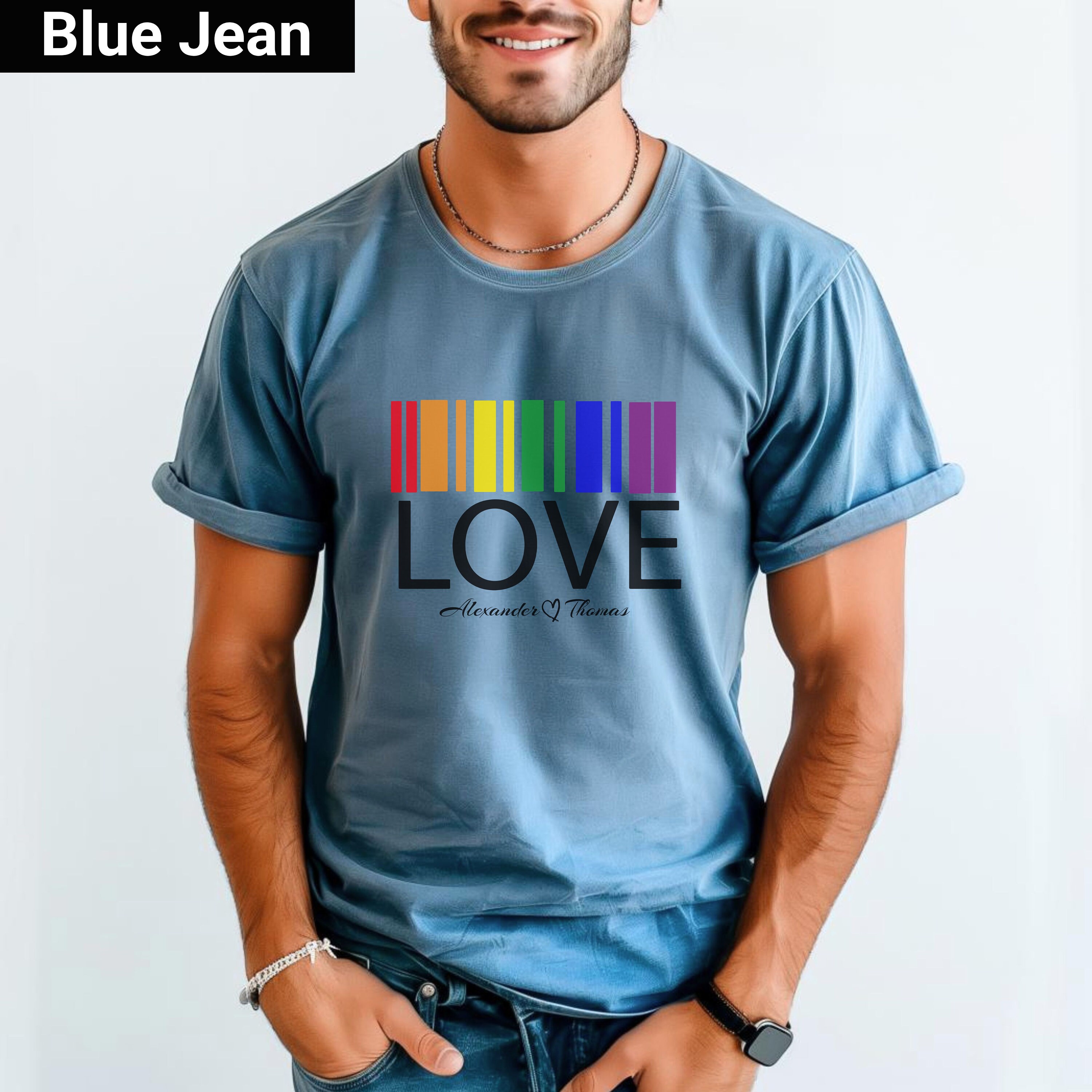 Custom LGBTQ Couples Love Barcode Shirt,gift for LGBTQ Couple,lgbt ...