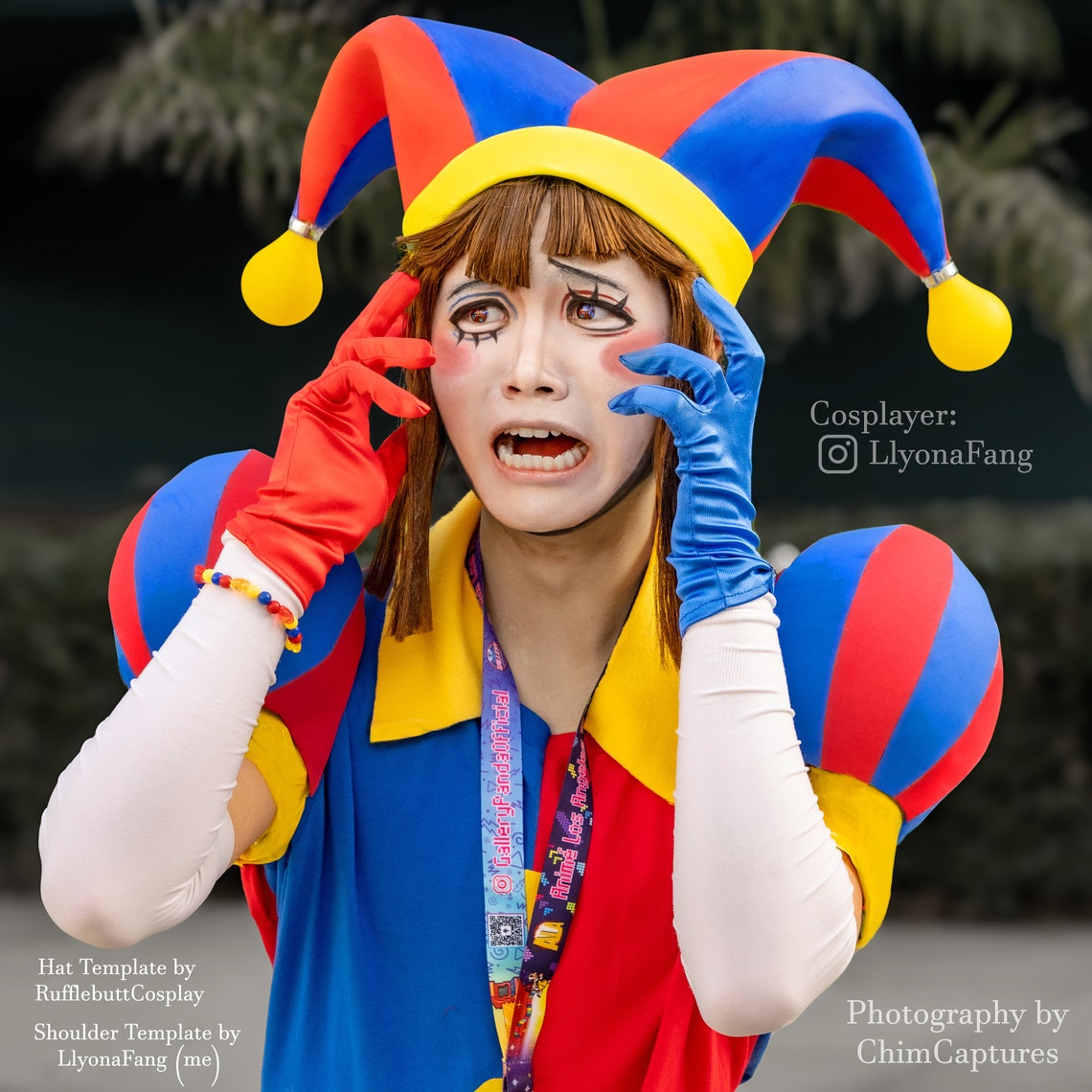 Pomni Cosplay Shoulder Puff / Ball Template & Sewing Pattern PDF - Etsy