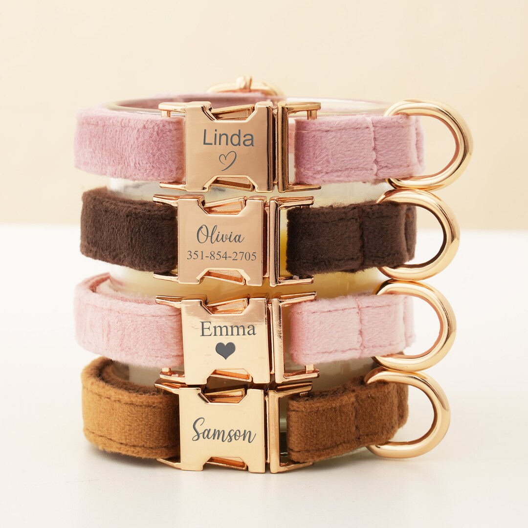 Personalized Dog Collar,custom Pet Collar,luxury Dog Collar,multiple ...