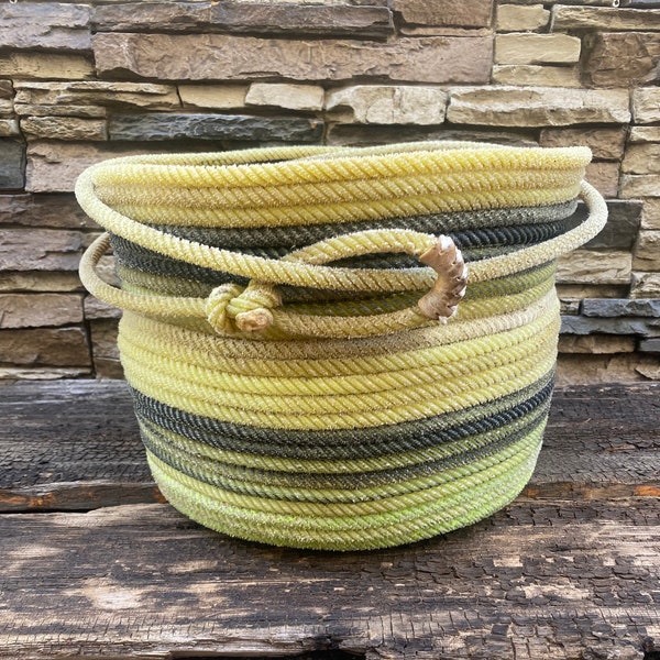 Lariat Rope Basket - Etsy