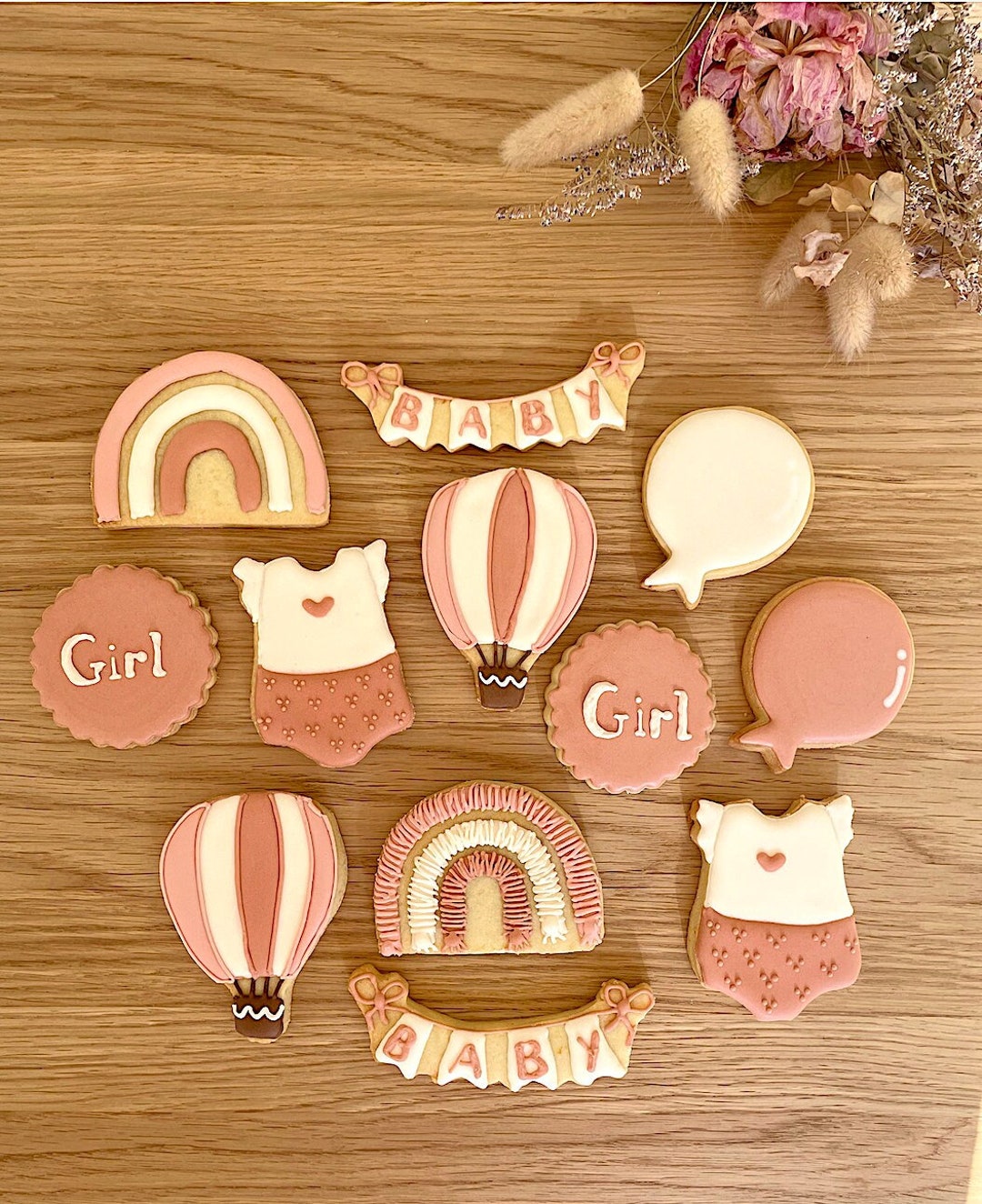 Personalized Baby Girl Cookies Theme of Your Choice - Etsy