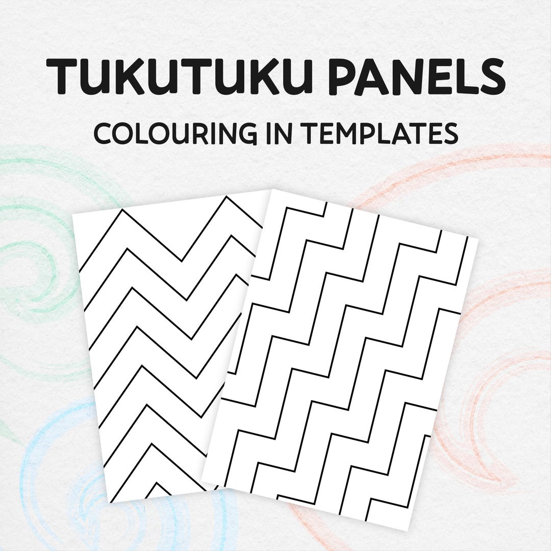 Tukutuku Colouring in Templates – Māori Pattern Art for Tamariki - Etsy