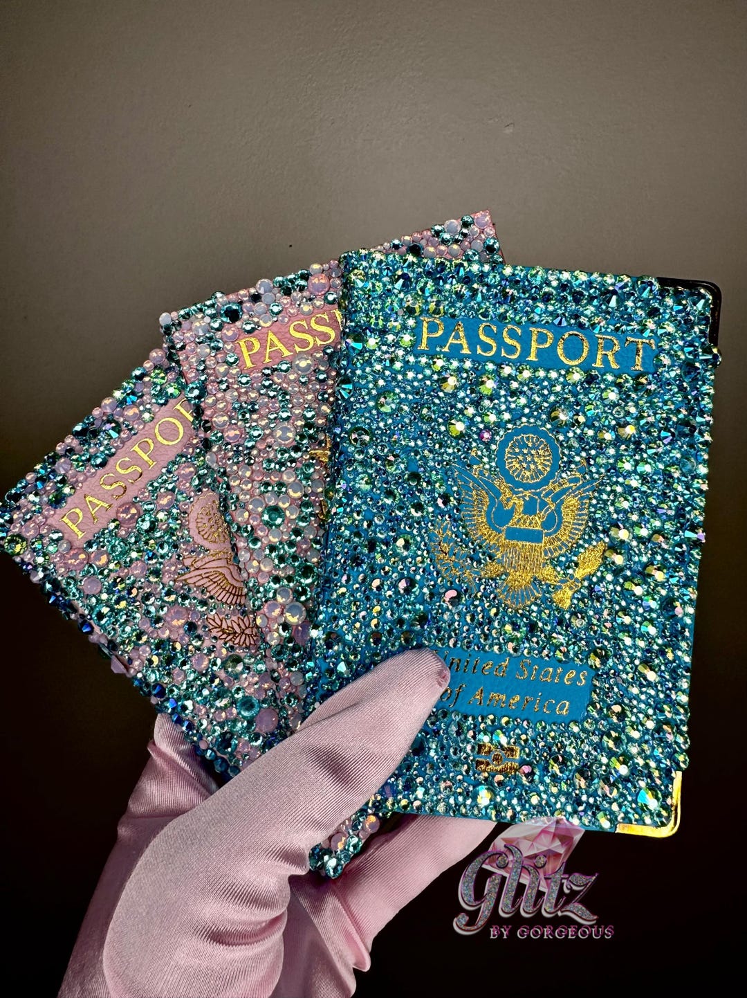 Bling Passport Cover - Etsy