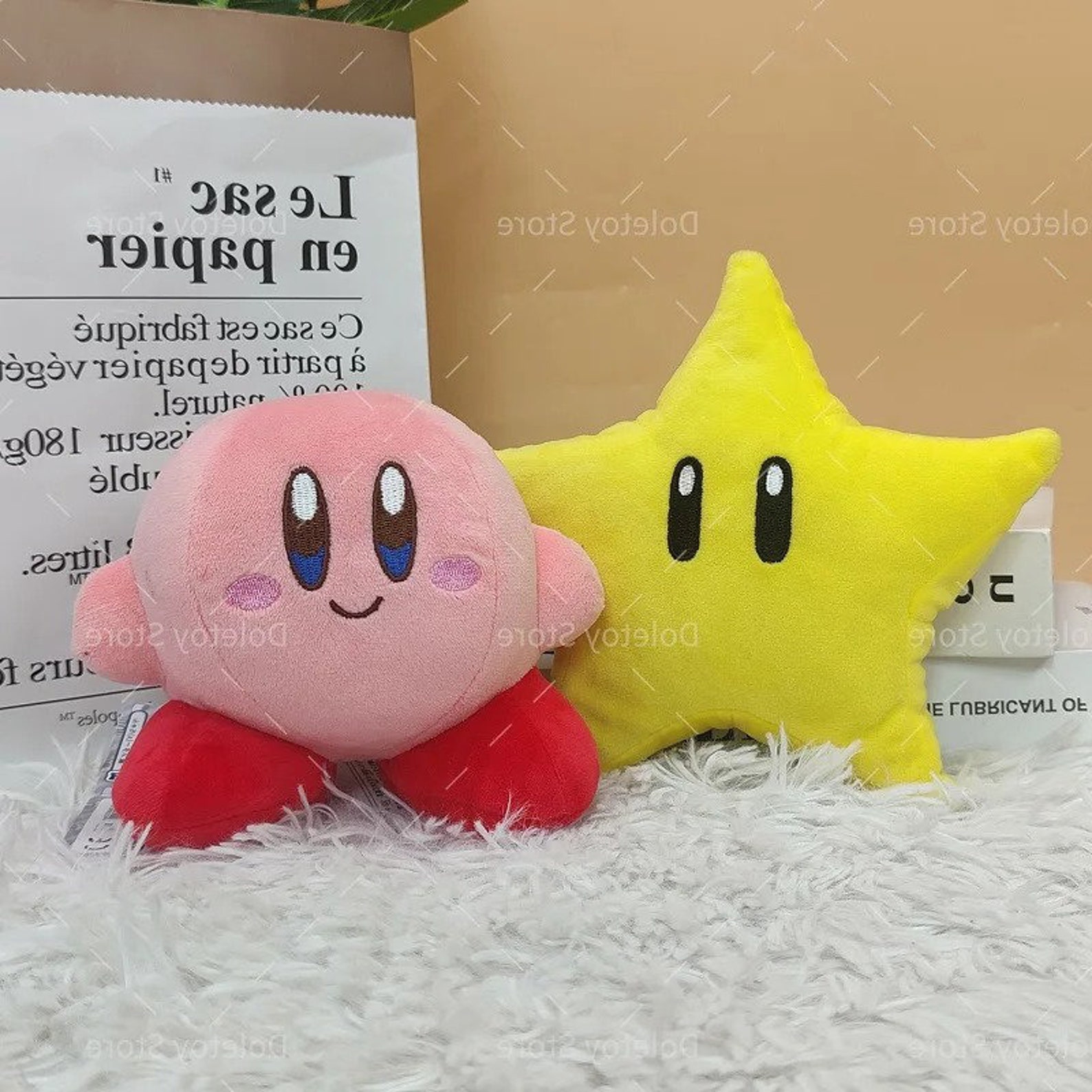 Kirby and Star Plush Toy - Etsy