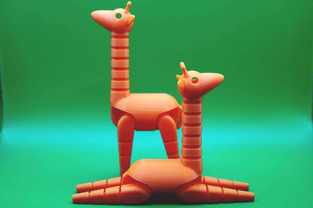 Toy Giraffe | Articulated Animal Gift | Great for Animal Lovers - Etsy