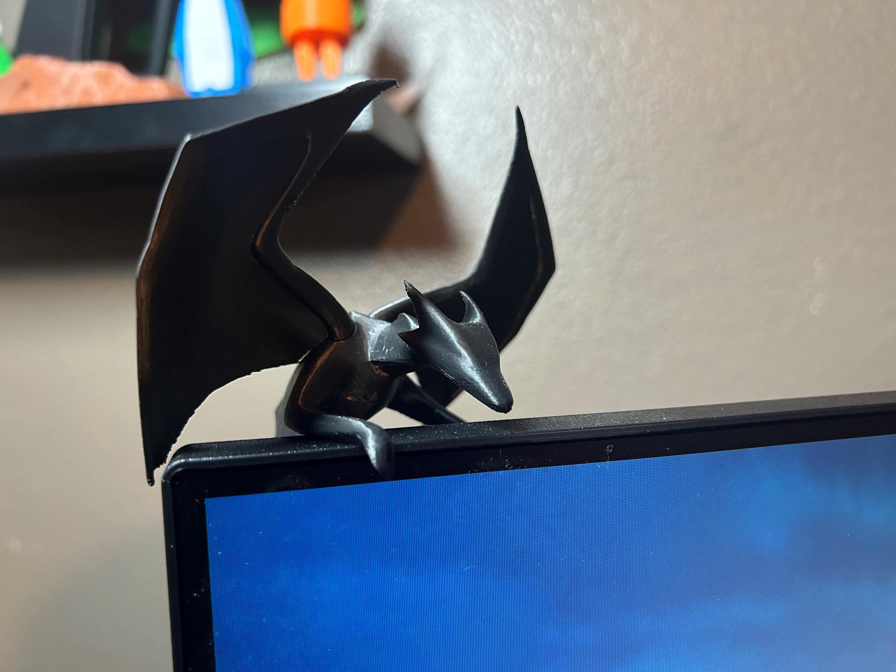 Dragon Monitor Topper | Pc/computer Monitor Buddy | Fun Monitor Toy ...