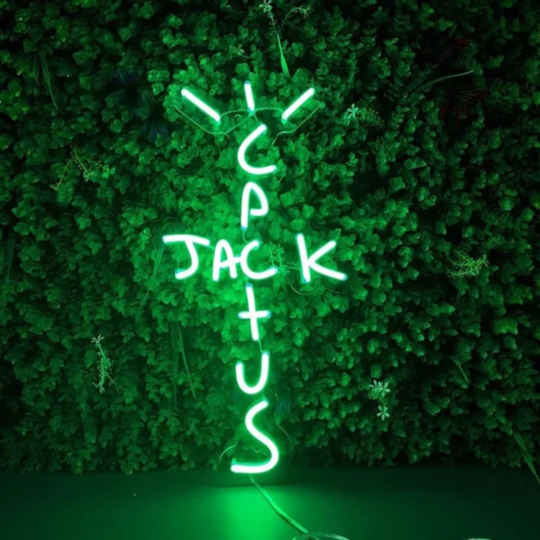 Cactus Jack Neon Sign Travis Scott Neon Sign, Cactus Jack Neon Sign ...