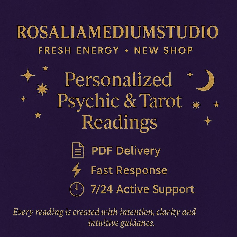 12 Month Tarot Insights PDF, Year Ahead Psychic Reading, Tarot Card ...