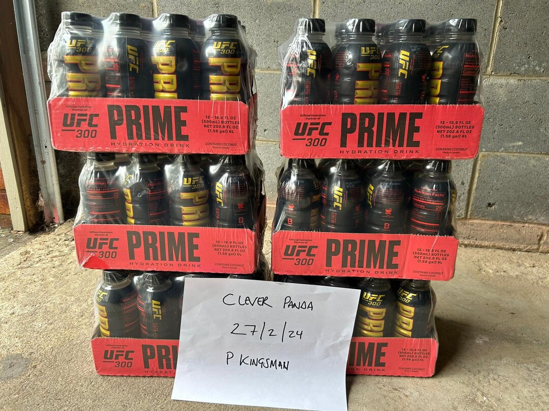 Prime Hydration UFC 300 Limited Edition - Etsy