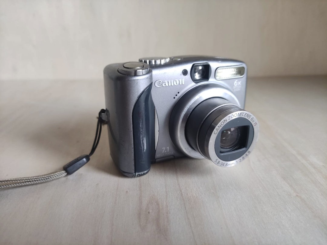 Y2K Canon A710 7.1MP Digicam Digital Retro CCD Sensor Camera - Etsy