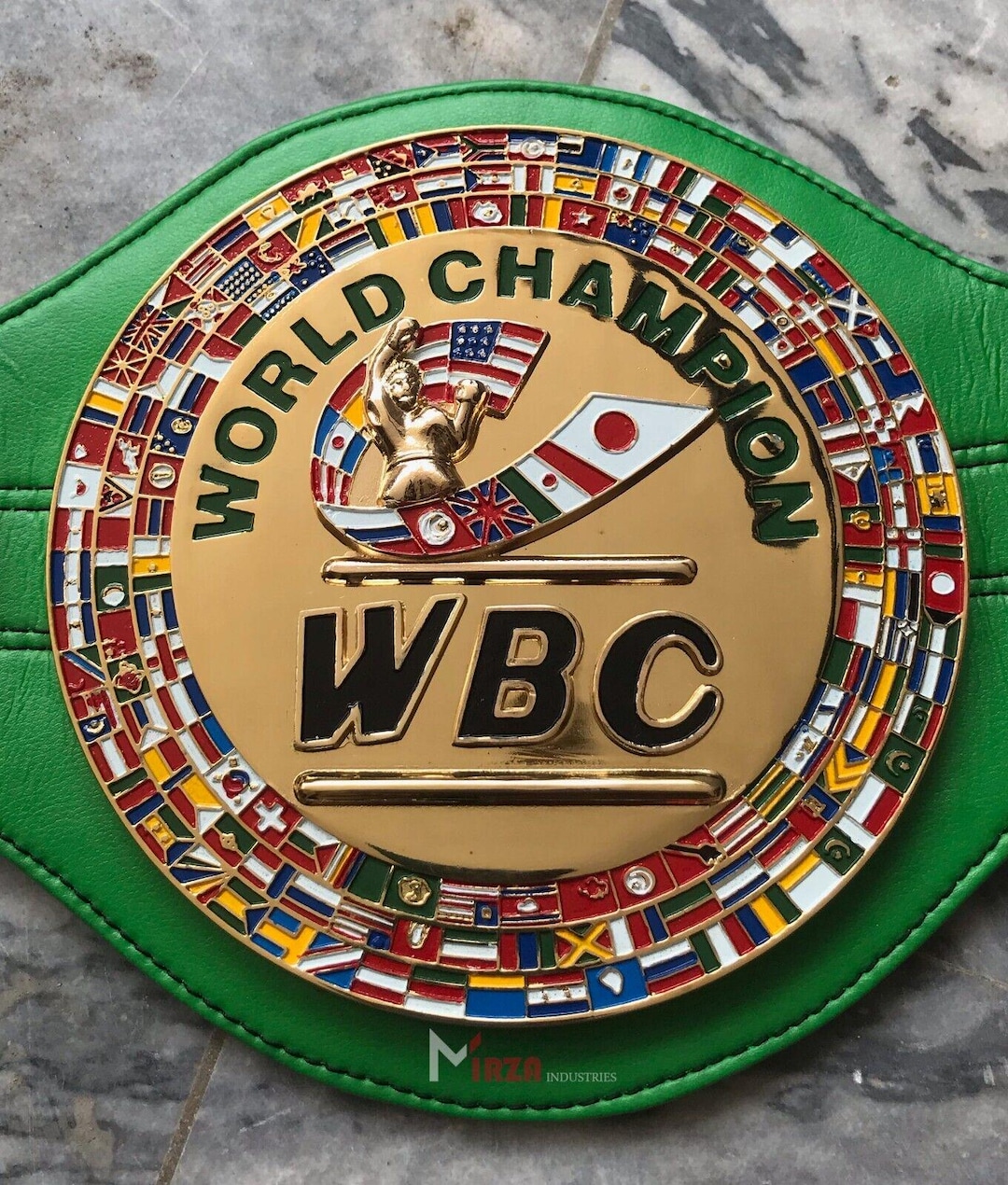 WBC World Boxing Championship Replica Title Belt High Quality Adult 6MM ...