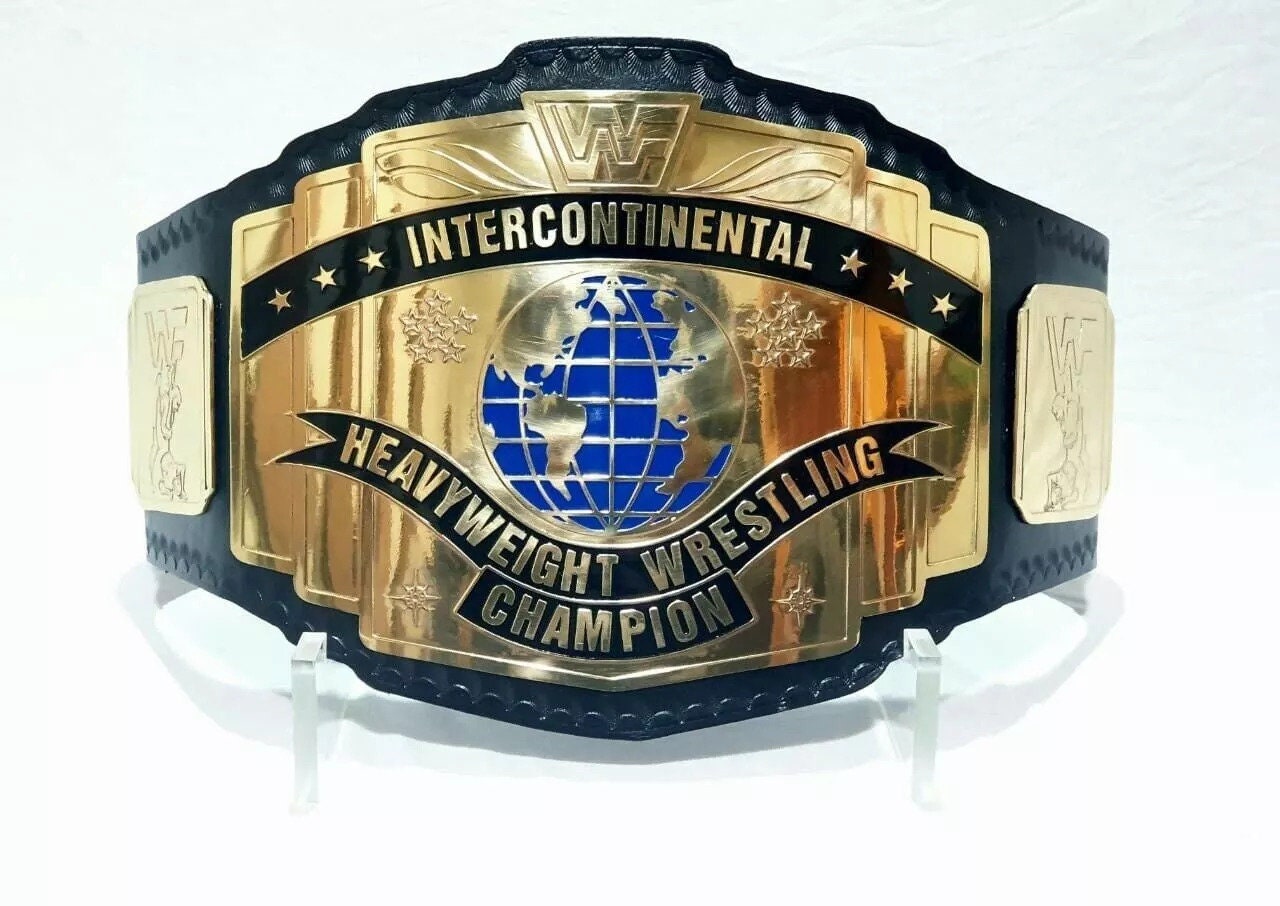Intercontinental Heavyweight Wrestling Championship Belt Replica Metal ...