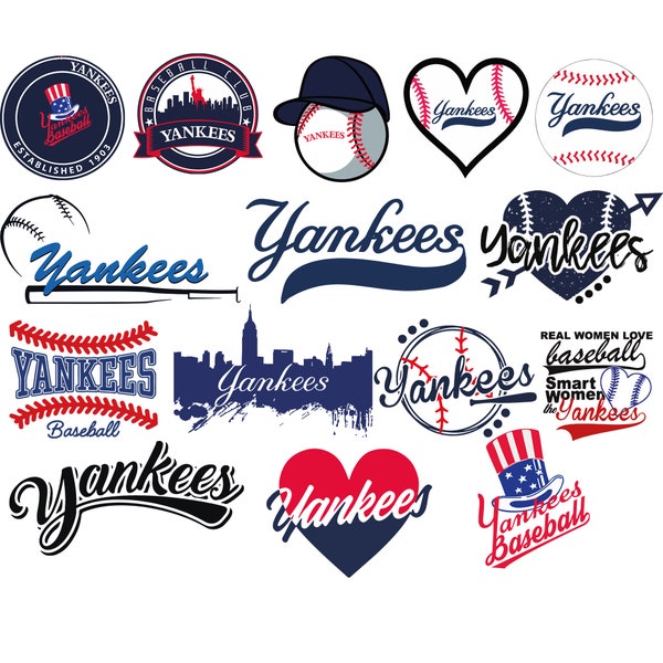 New York Yankees Svg - Etsy