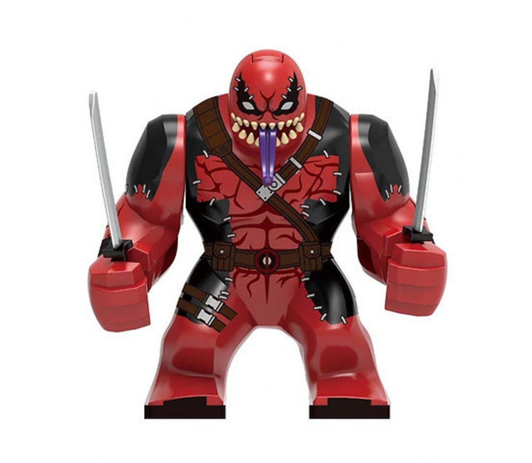 Venompool Deadpool Venom Superhero Custom Built Minifigure - Etsy Australia