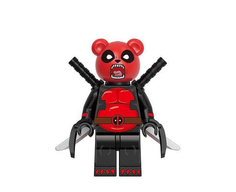 Pandapool Deadpool 3 Superhero Custom Built Minifigure - Etsy