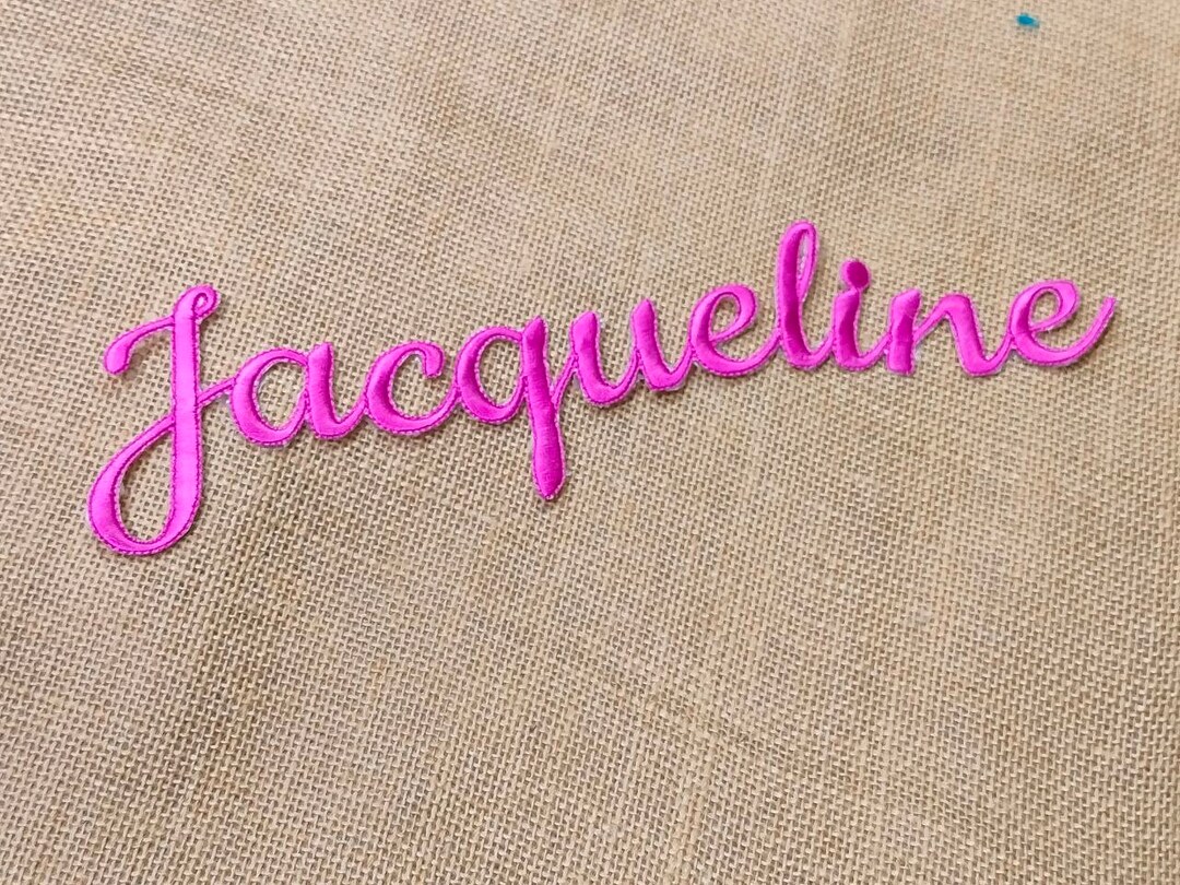 Name Patch, Personalized Name Patch, Iron on Name Patch, Embroidered ...
