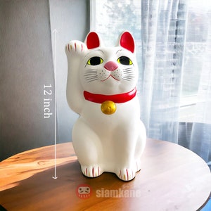 Giant Lucky Cat Statue Etsy