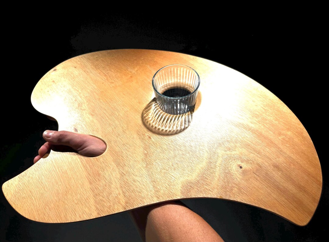 Artist Palette.anatomical. Balanced. for Left-handed Use. Slot for ...