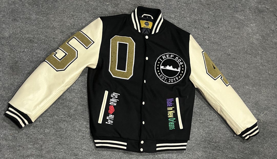 Personalized Letterman Jacket: Custom Embroidered Varsity Bomber - Etsy
