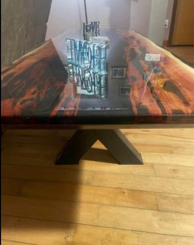 Epoxy Cedar Coffee Table - Etsy
