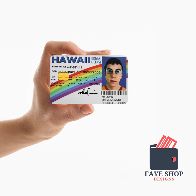 Custom Id Card Sticker - Etsy